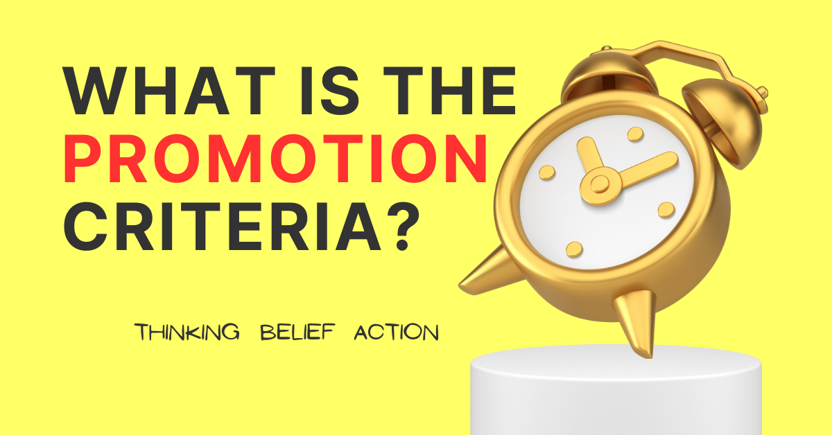 What Is The Promotion Criteria? - Business Blog